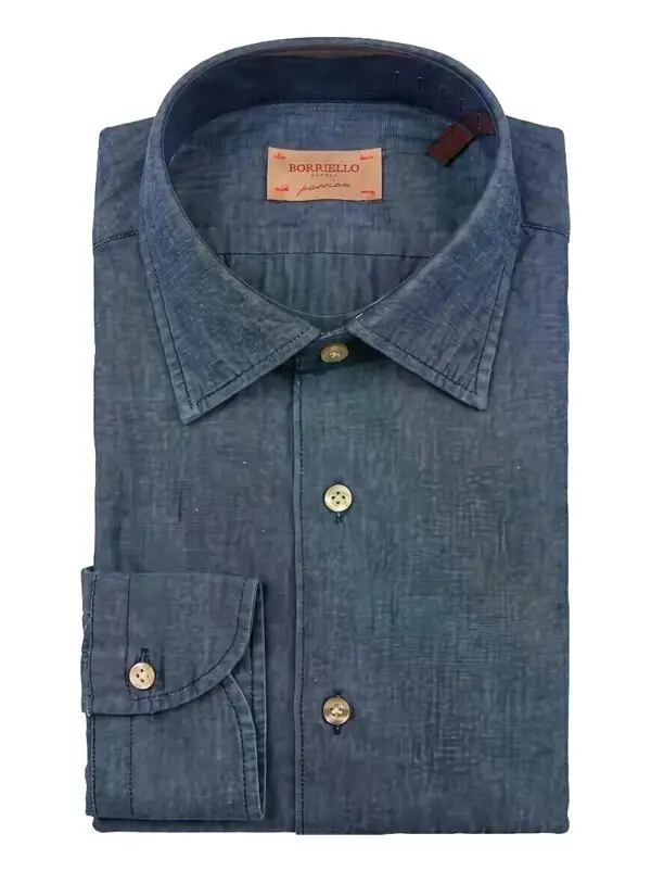 BORRIELLO NAPOLI Button-up Shirt - Blue