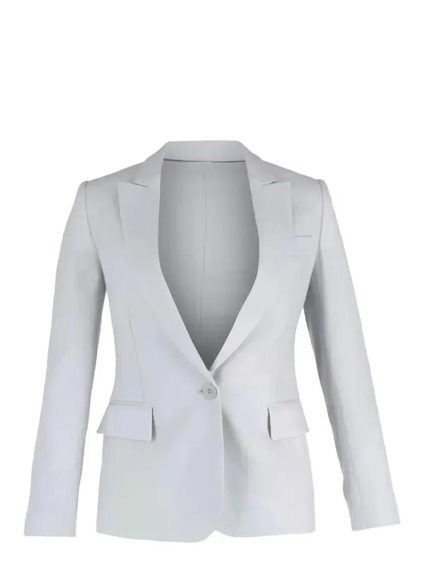 Stella McCartney Single-breasted Blazer With Notched Lapels - Blue