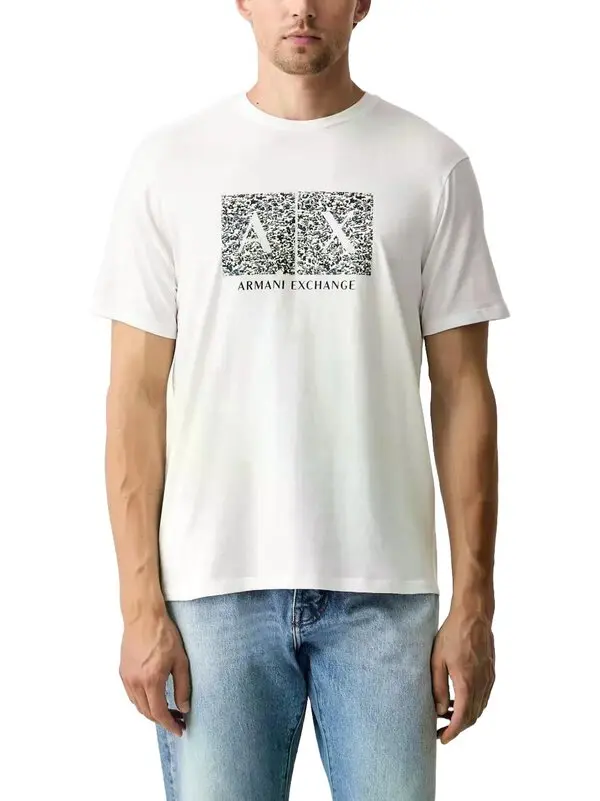 Armani Exchange Logo-print Short-sleeve T-shirt - White