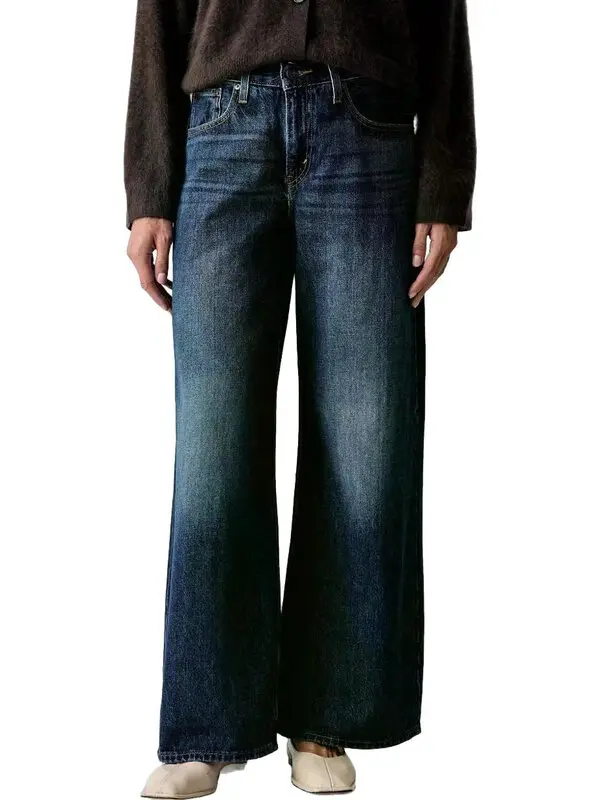 LEVI'S Faded Wide-leg Jeans - Blue