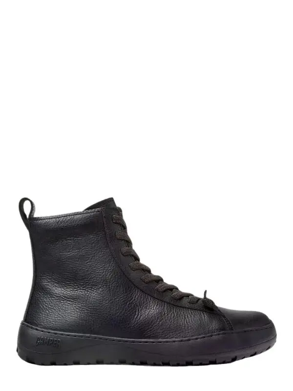 Camper Peu Serra Lace-up Ankle Boots - Black