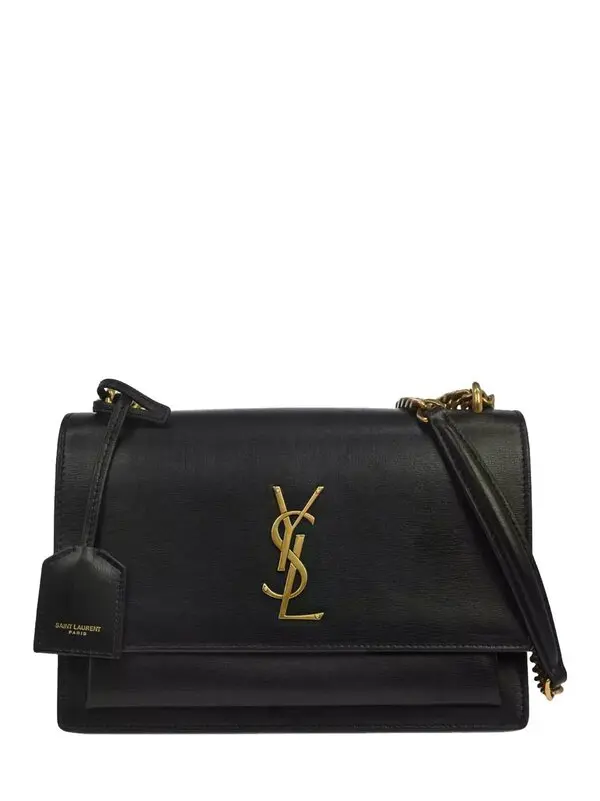 Saint Laurent Sunset Shoulder Bag - Black