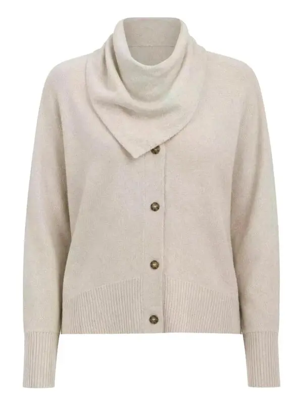 Le Kasha Knitted Cardigan - Neutrals