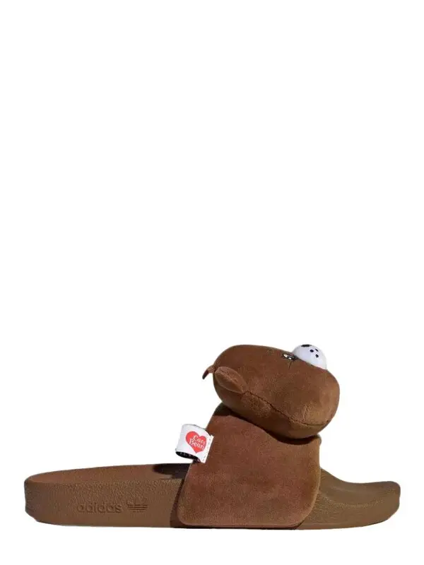 Adidas X Care Bears Adilette Tenderheart Bear Sandals - Brown