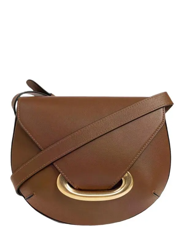 WANDLER Veneto Leather Crossbody Bag - Brown