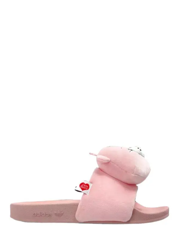 Adidas X Care Bears Plush Slides - Pink