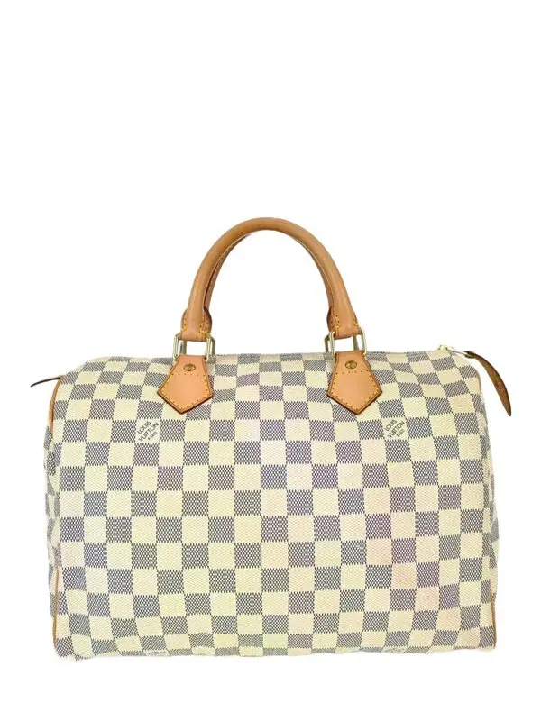 LOUIS VUITTON Damier Azur Speedy 30 Handbag - Neutrals