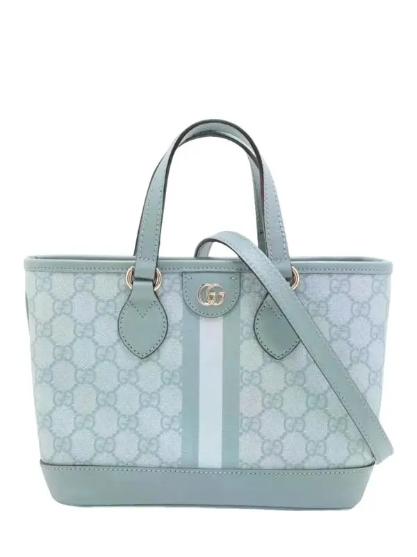 Gucci Ophidia Tote Satchel - Blue