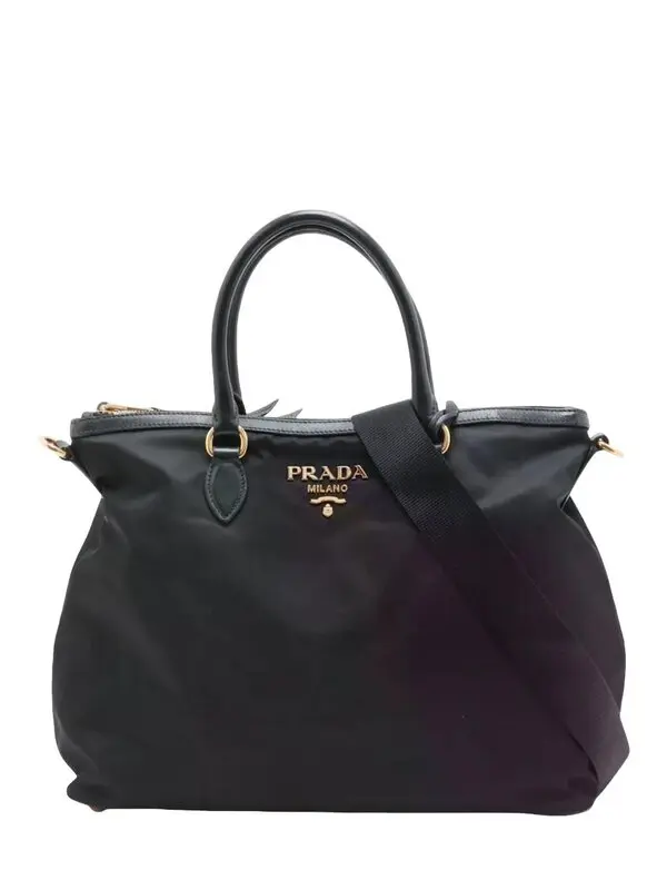 Prada Tessuto Satchel - Black