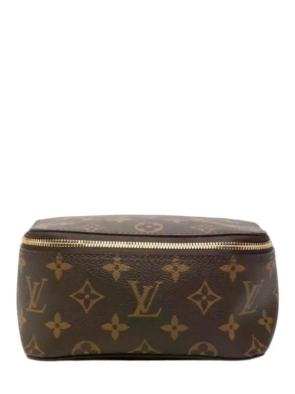 LOUIS VUITTON Monogram Rangement Pm Vanity Bag - Brown