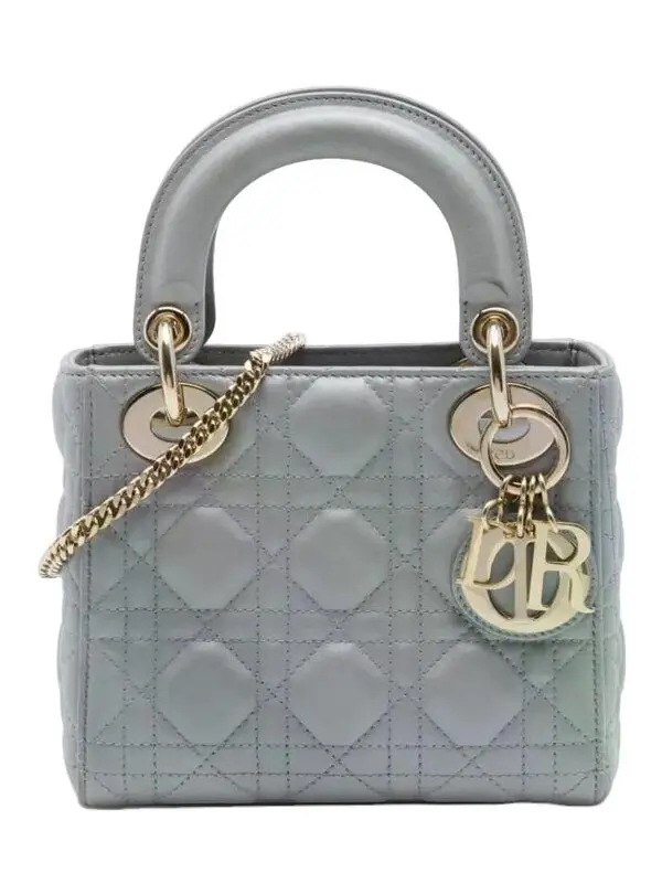 Dior Mini Lady Satchel - Grey