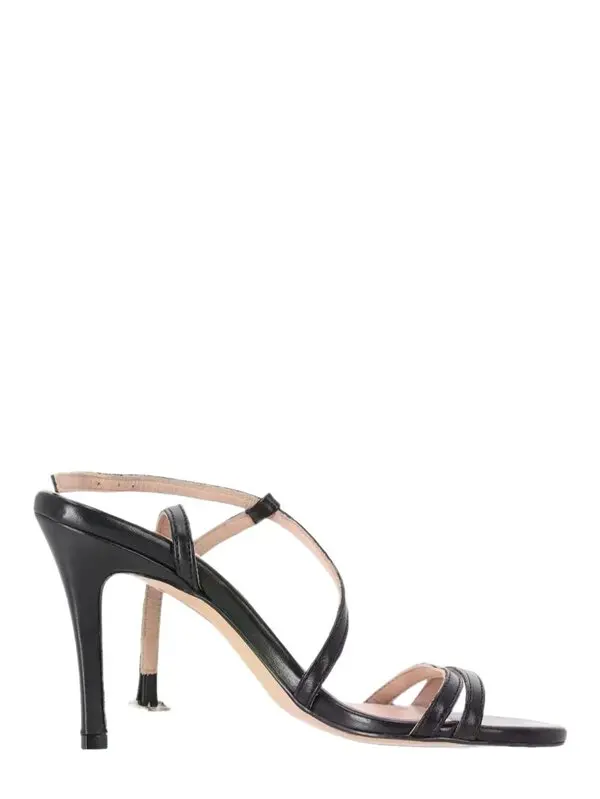 Iris & Ink Laurel Slingback Sandals - Black
