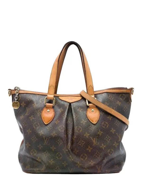 LOUIS VUITTON Monogram Palermo Pm Satchel - Brown