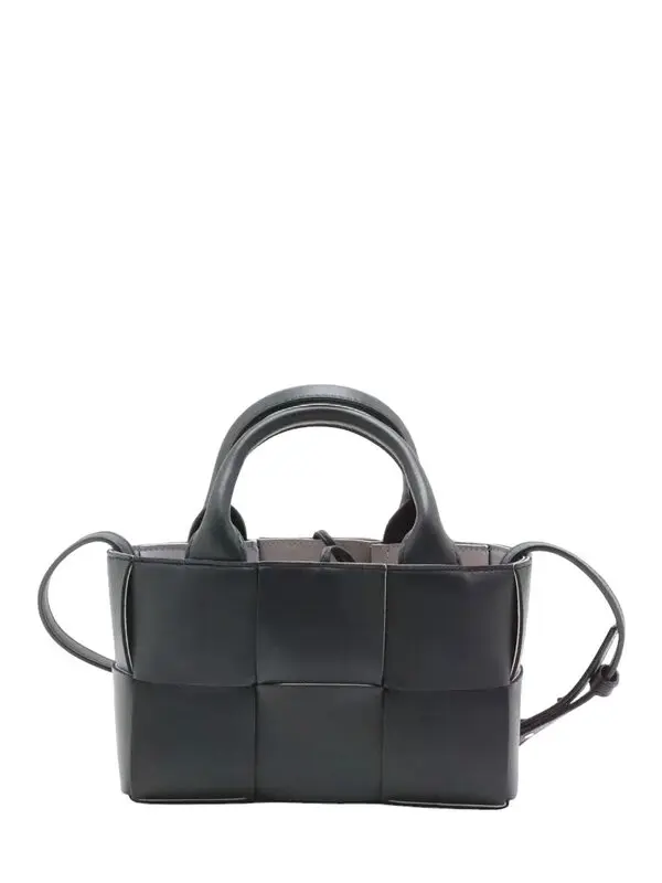 Bottega Veneta Maxi Intrecciato Arco Tote - Black