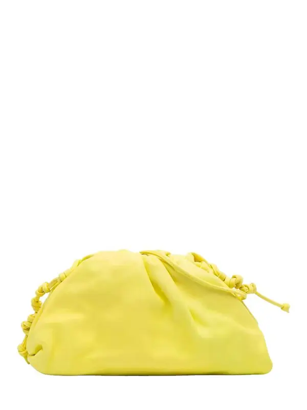 Bottega Veneta Lambskin The Mini Pouch Crossbody Bag - Yellow