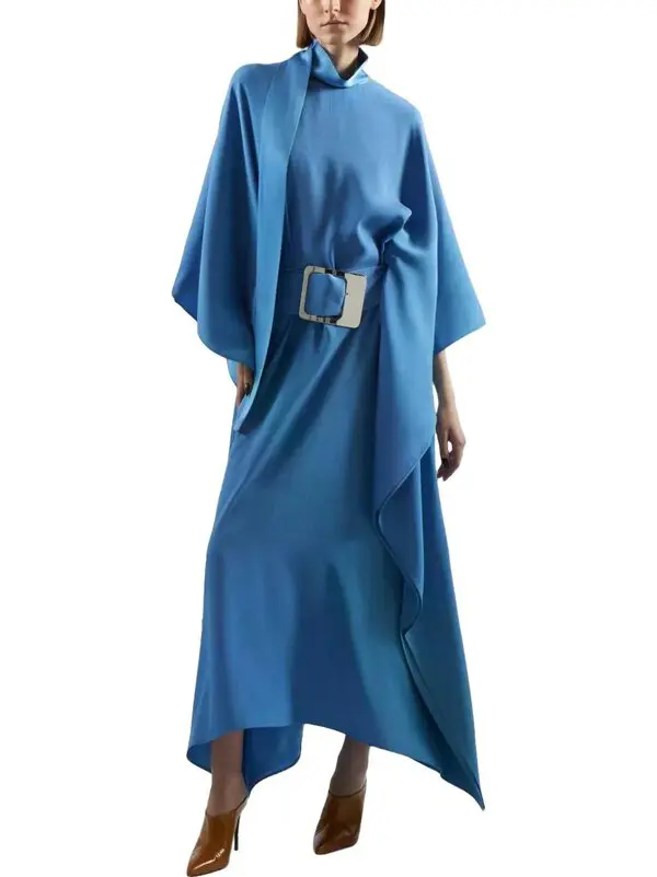 TALLER MARMO La Luna Belted Maxi Kaftan - Blue