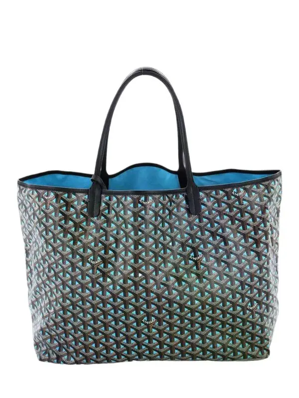 Goyard Saint Louis Claire Voie Coated Canvas Gm Tote Bag - Black