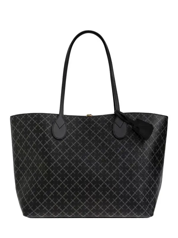 BY MALENE BIRGER Abi Monogram Tote Bag - Black