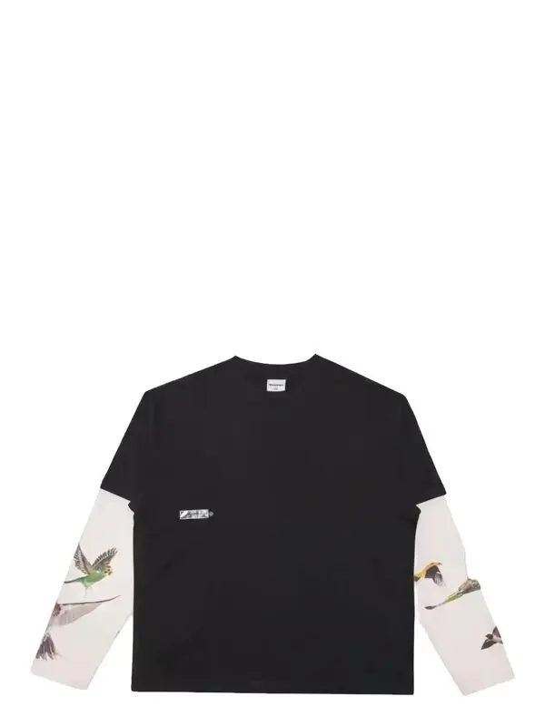 STUDENTS Tremonton Layered T-shirt - Black