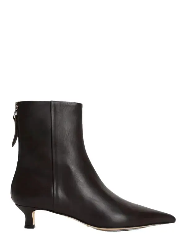 AeydĒ Zoe Pointed Toe Ankle Boots - Brown