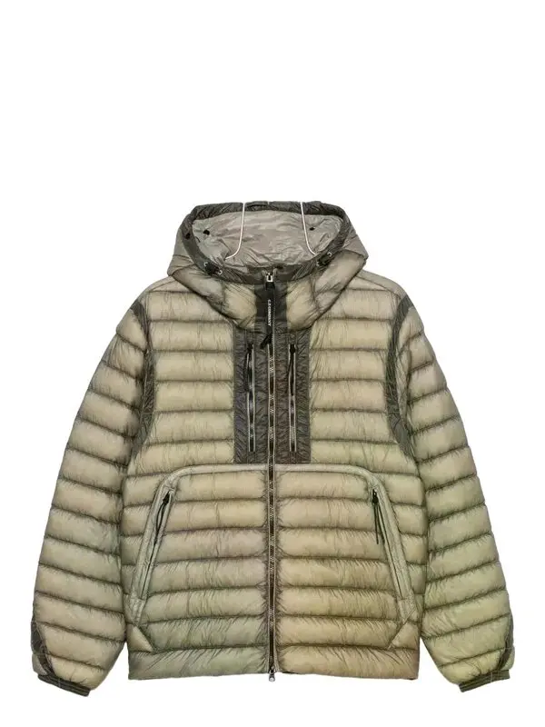 C.P. COMPANY Goggle-detail Quilted Jacket - Grey