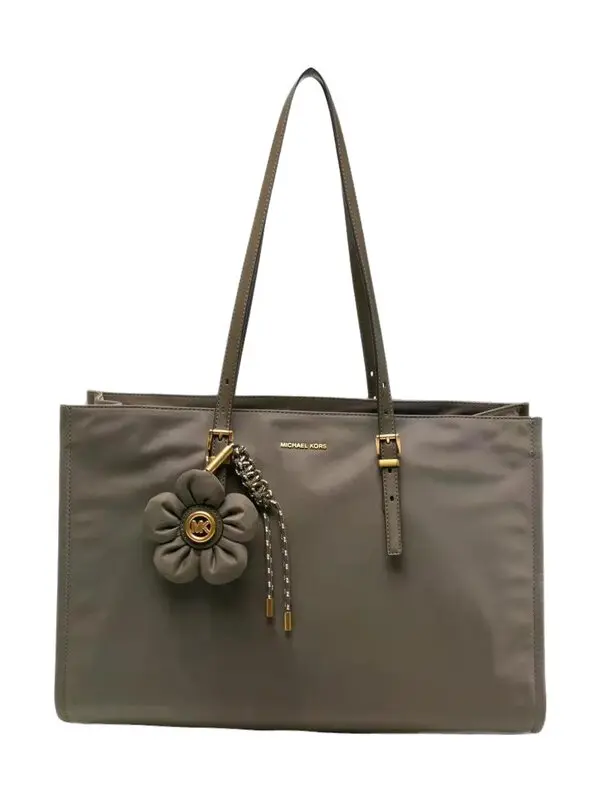 Michael Kors Flower Charm Tote Bag - Grey