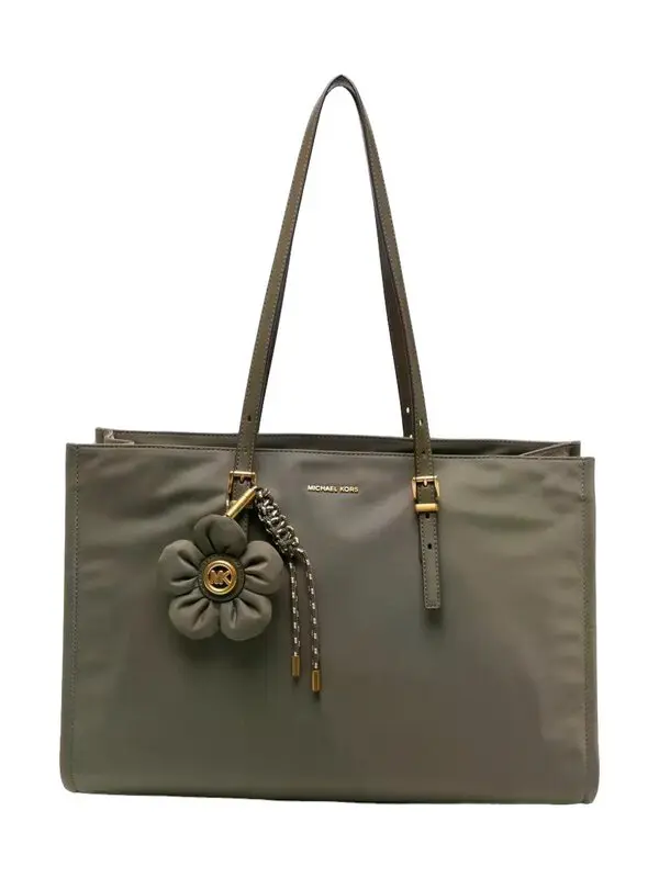 Michael Kors Flower Charm Tote Bag - Grey