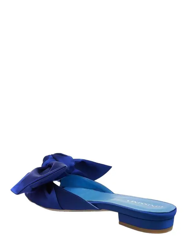 GINISSIMA Vesa Bow Detail Ballet Flats - Blue