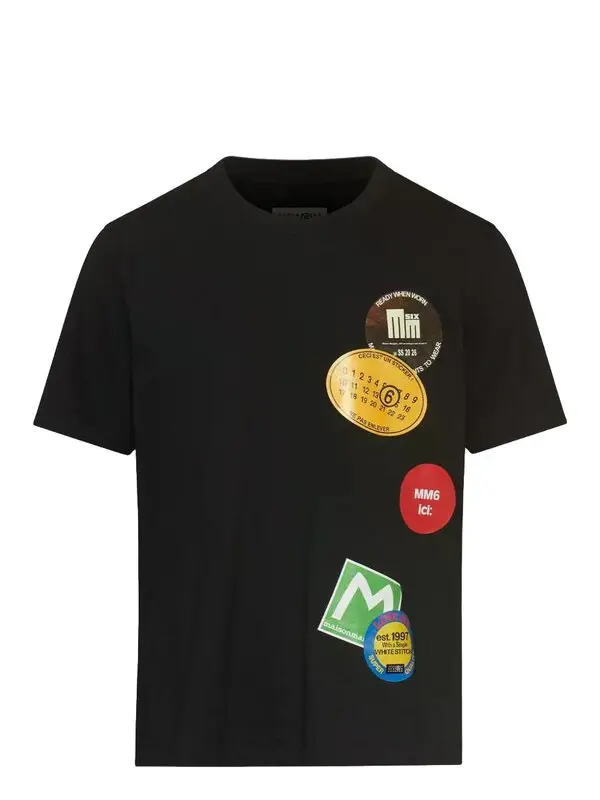 MAISON MARGIELA Cotton Jersey T-shirt - Black