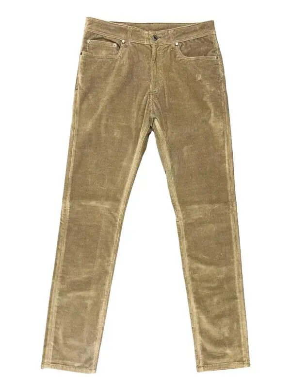 Luciano Barbera Corduroy Five-pocket Straight-leg Trousers - Brown