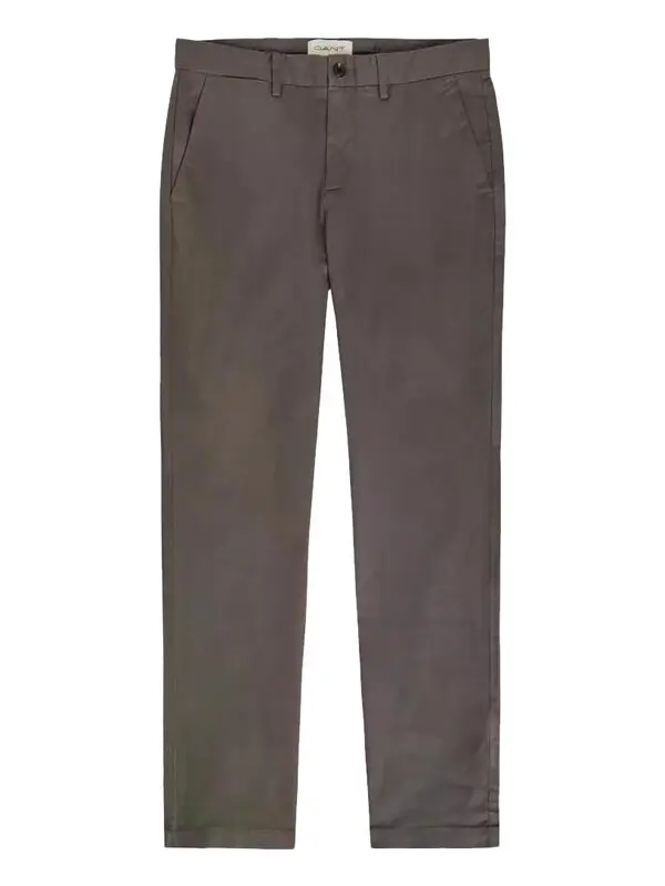Gant Belt-loop Trousers - Grey