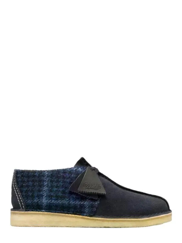Clarks Desert Trek Tweed Sneakers - Blue
