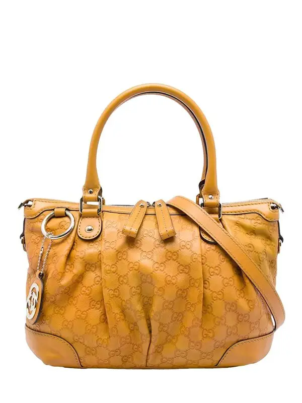 Gucci Sukey Satchel - Yellow
