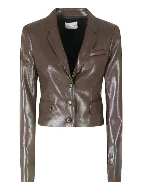 Andamane Zefira Button-fastening Blazer - Brown