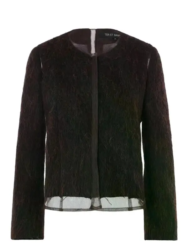 Ter Et Bantine Tulle Insert Jacket - Brown