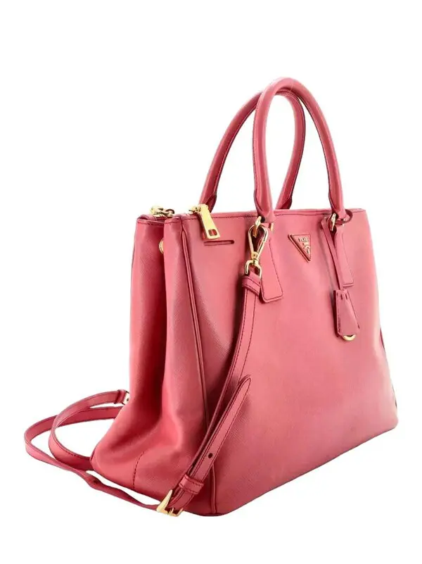Prada Saffiano Leather Large Tote Bag - Pink