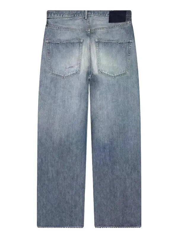 Visvim Social Sculpture 01 Distressed Jeans - Blue