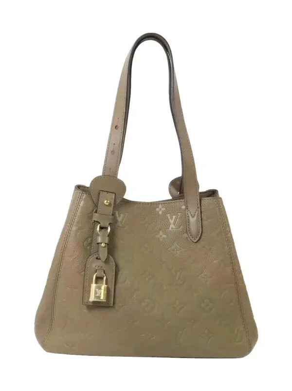 LOUIS VUITTON Monogram Empreinte Pm All In One Shoulder Bag - Grey