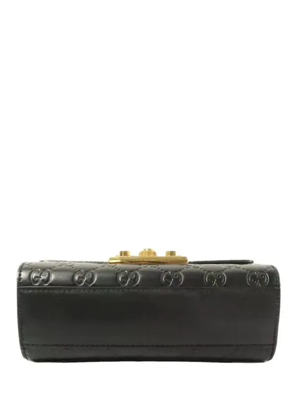 Gucci Small Padlock Gg Shoulder Bag - Black