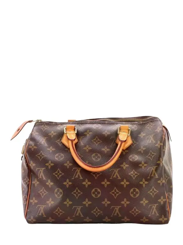 LOUIS VUITTON Speedy Satchel Monogram Canvas - Brown