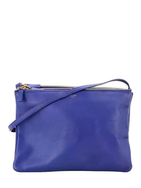 Celine Trio Leather Small Crossbody Bag - Blue