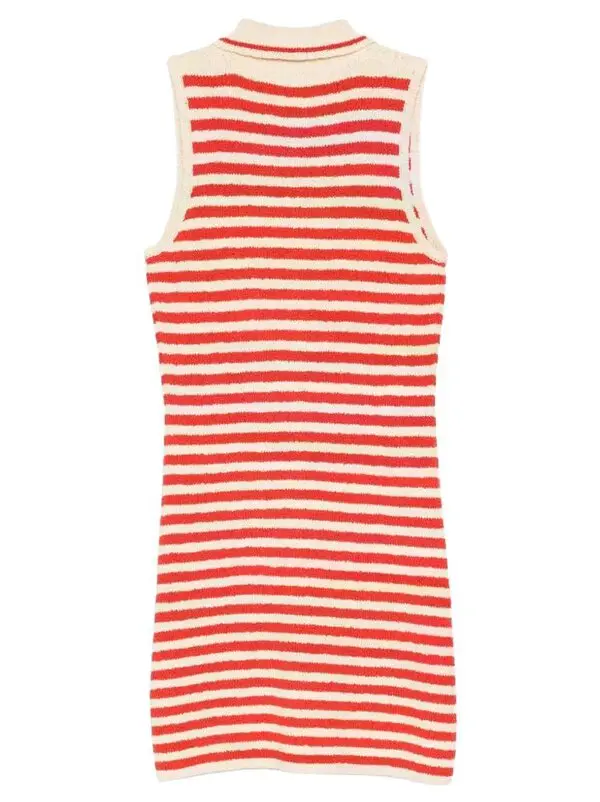 Altuzarra Striped Button-up Dress - Red