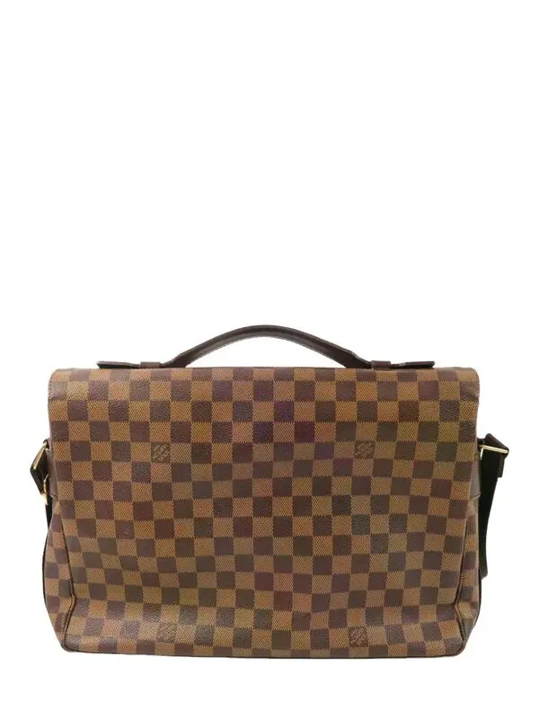LOUIS VUITTON Broadway Damier Ebene Shoulder Bag - Brown