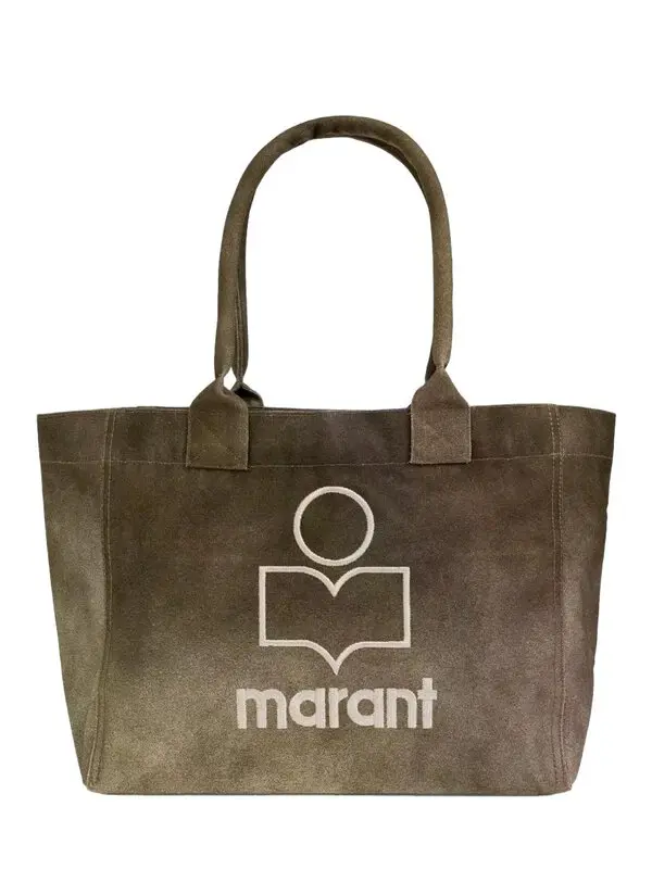 Isabel Marant Étoile Yenky Logo-embroidered Tote Bag - Green