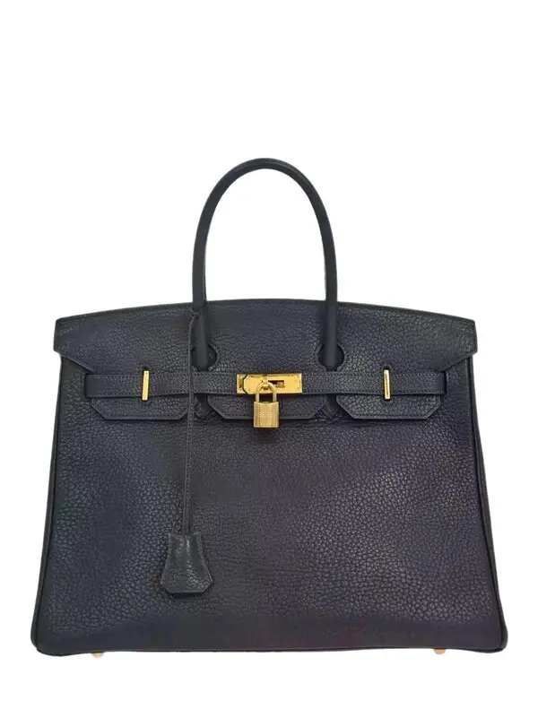 Hermès 1996 Birkin 35 Tote Bag - Blue