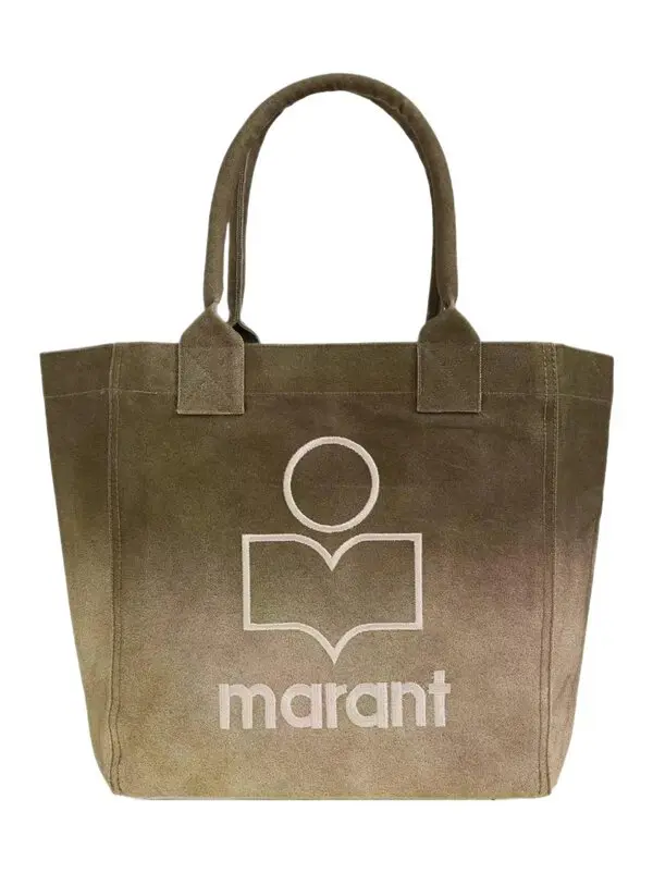 Isabel Marant Étoile Yenky Logo-embroidered Tote Bag - Green