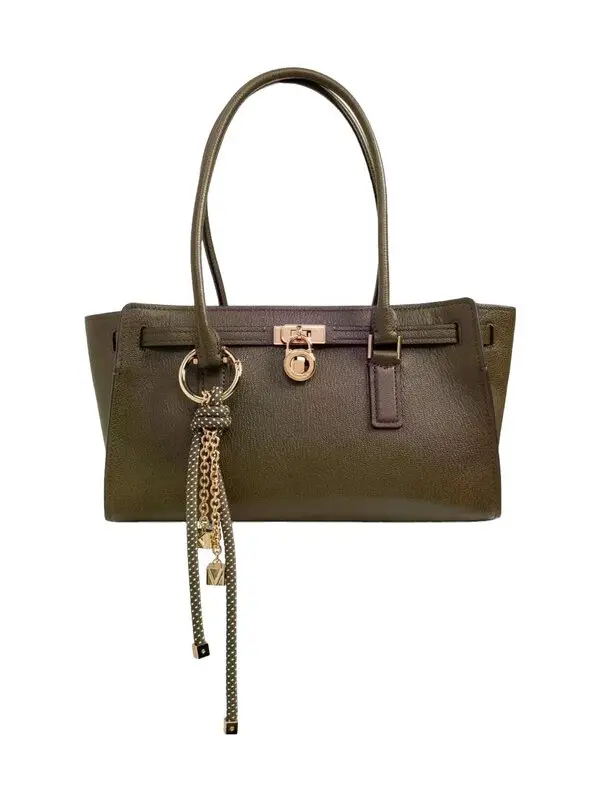 Michael Kors Hamilton Small Leather Shoulder Bag - Green