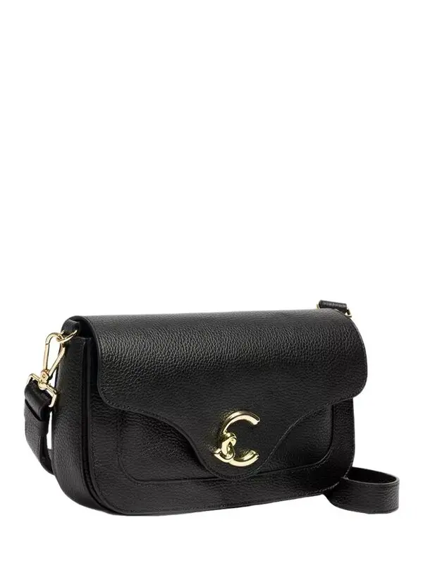 COCCINELLE Leather Shoulder Bag - Black