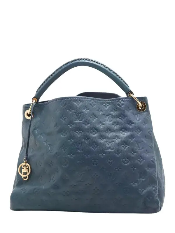LOUIS VUITTON Monogram Empreinte Artsy Mm Hobo Bag - Blue