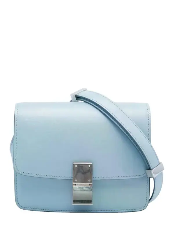 Celine Small Calfskin Classic Box Crossbody Bag - Blue